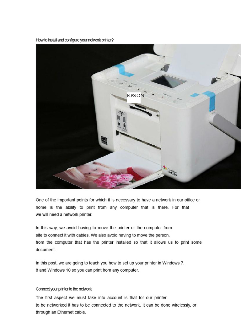 How To Install and Configure Your Network Printer | PDF | Computer Network | Printer (Computing)