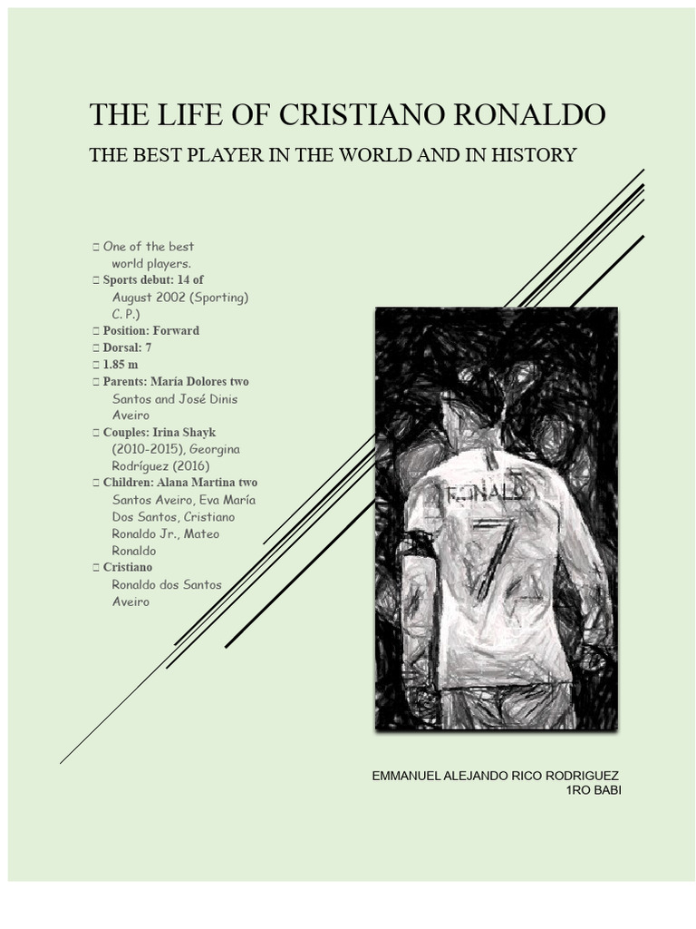 Cristiano Ronaldo: Life and Career | PDF | Association Football | Sports