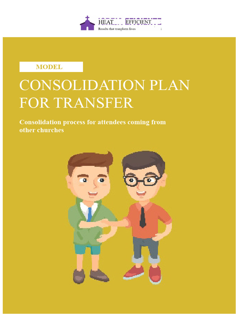 Consolidation Plan Template by Transfer | PDF | Jesus | God