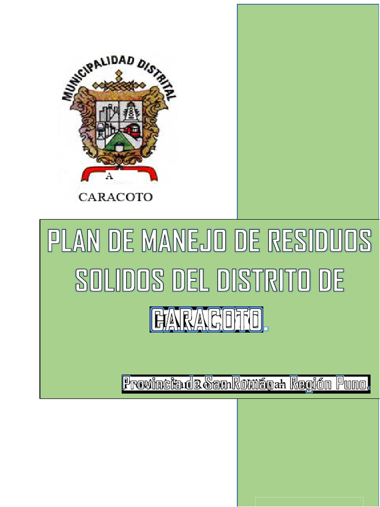 Rencana Pengelolaan Limbah Padat Caracoto 2019 Okkkkk | PDF