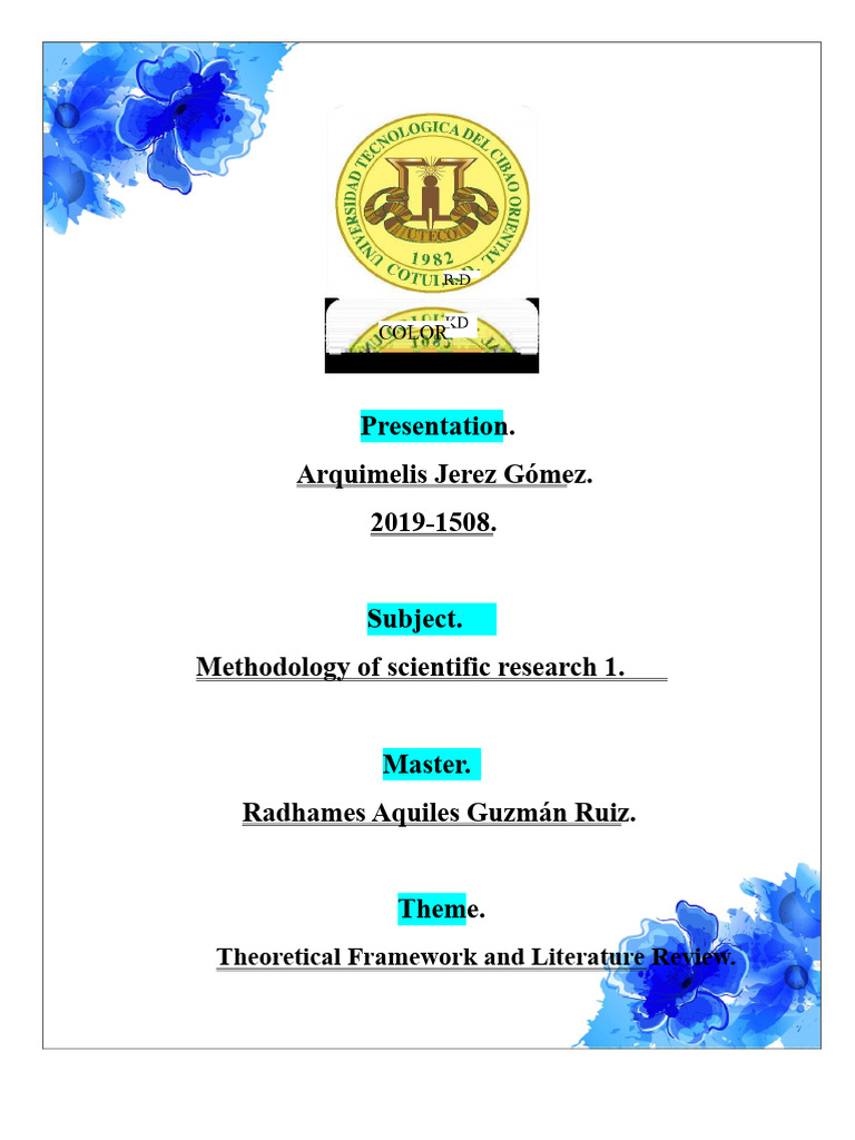 Theoretical Framework and Literature Review | PDF | Theory | Data