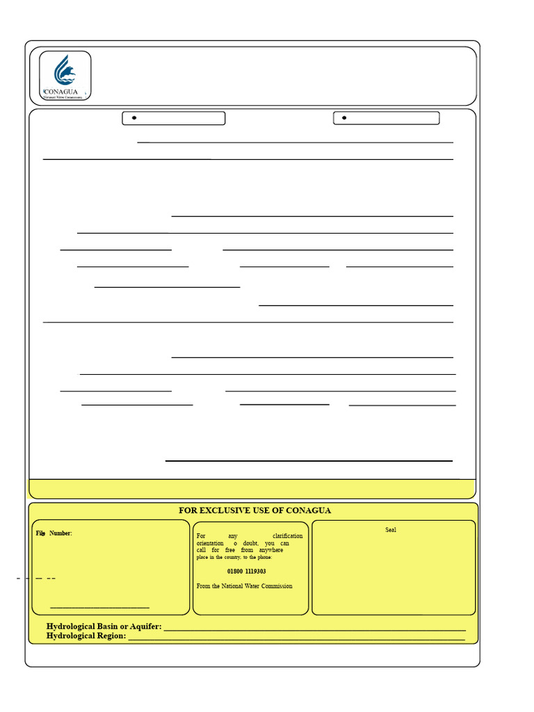 Unique Request For Water Services General Information | PDF | Water ...