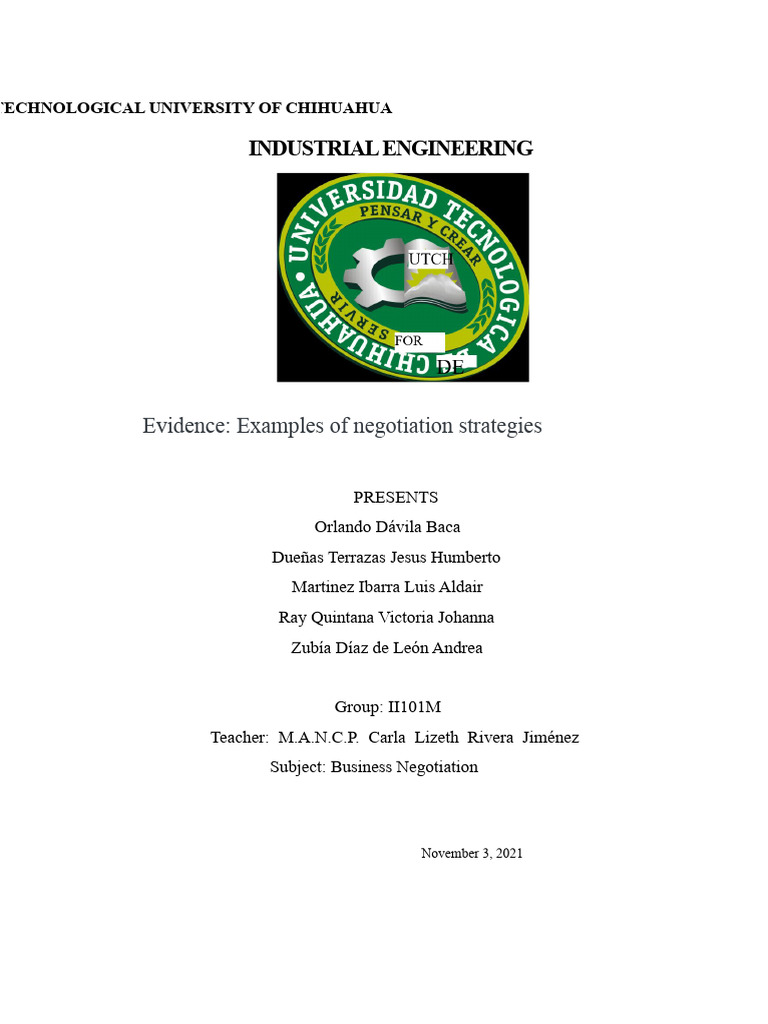 Negotiation Strategies Explained | PDF | Negotiation