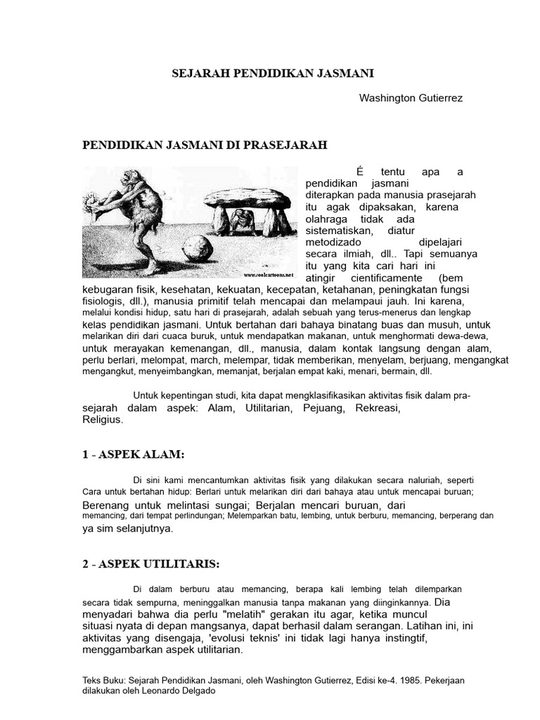 Sejarah Pendidikan Jasmani | PDF
