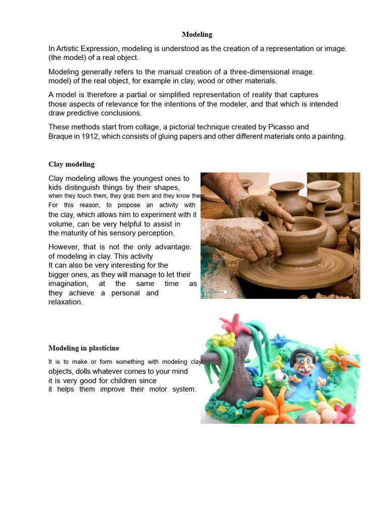 Exploring Modeling Techniques in Art | PDF | Collage | Cognitive Science