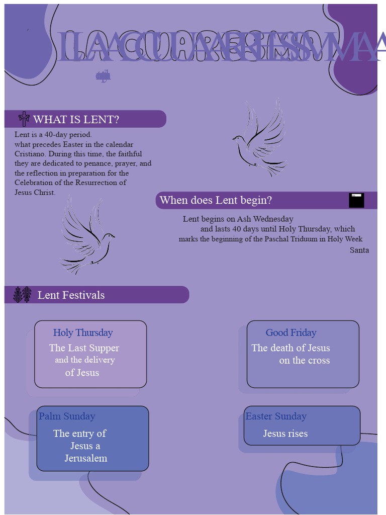 Lent Infographic | PDF