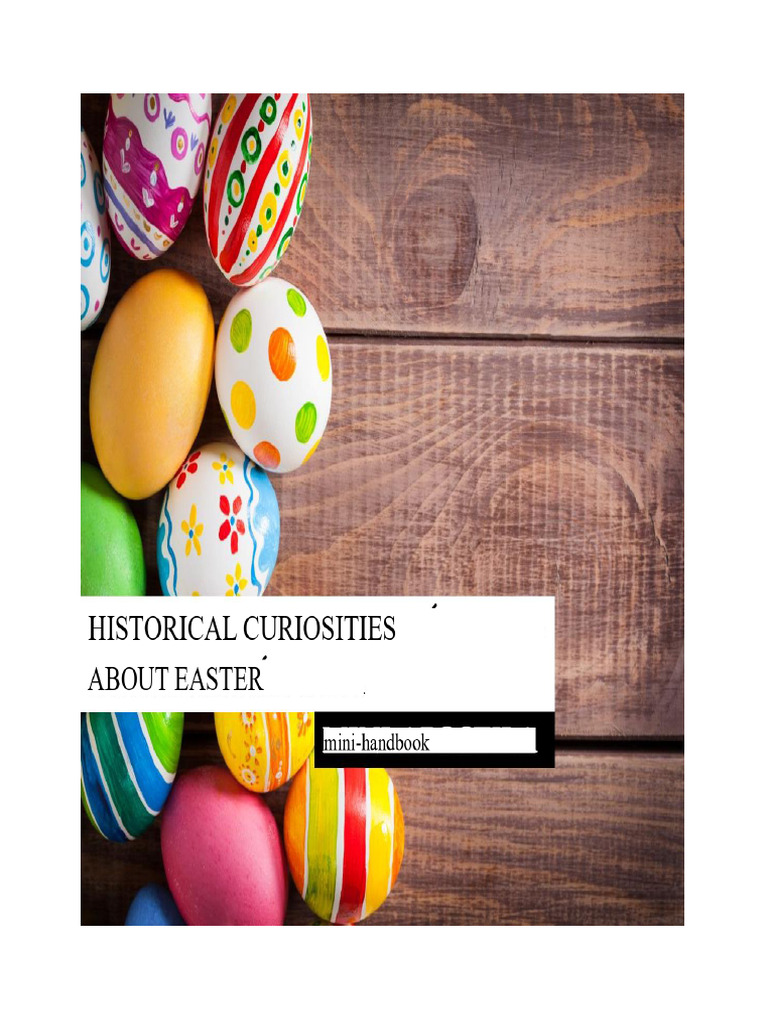 Mini-Booklet On The History of Easter PDF | PDF | Easter | Passover