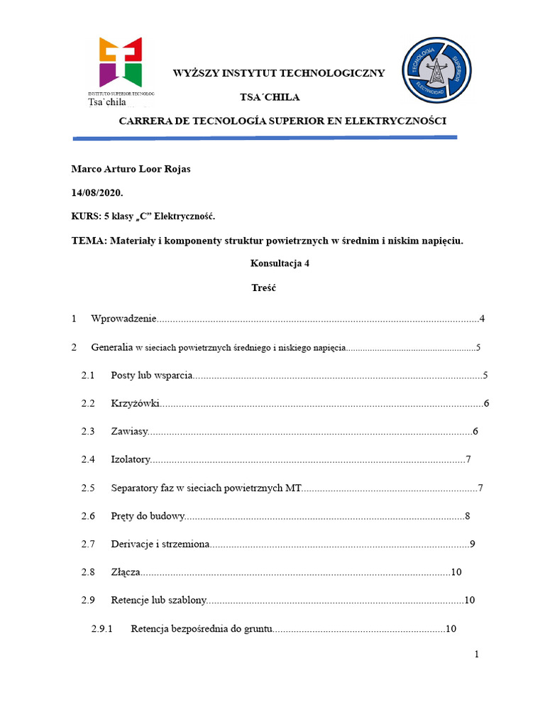 Materiały I Komponenty Struktur Powietrznych Średniego I Niskiego ...