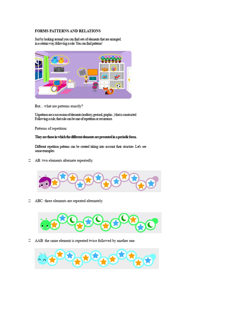 Understanding Patterns and Mathematical Models | PDF | Numbers ...