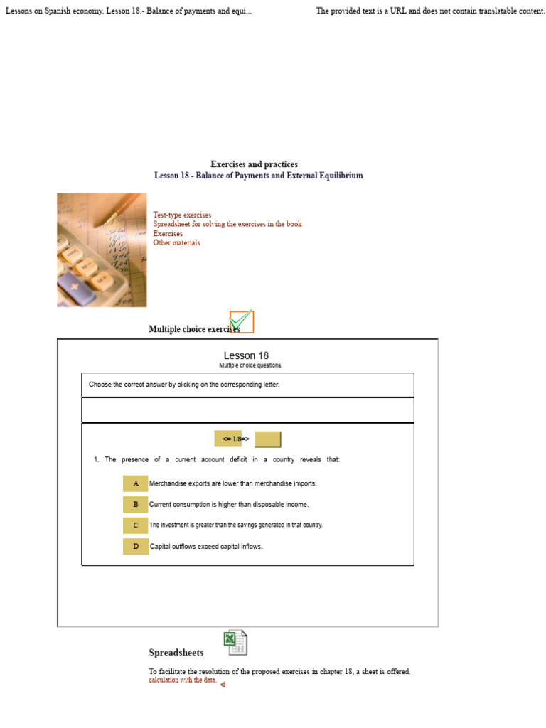 Solved Exercises Balance of Payments | PDF | Balance Of Payments ...