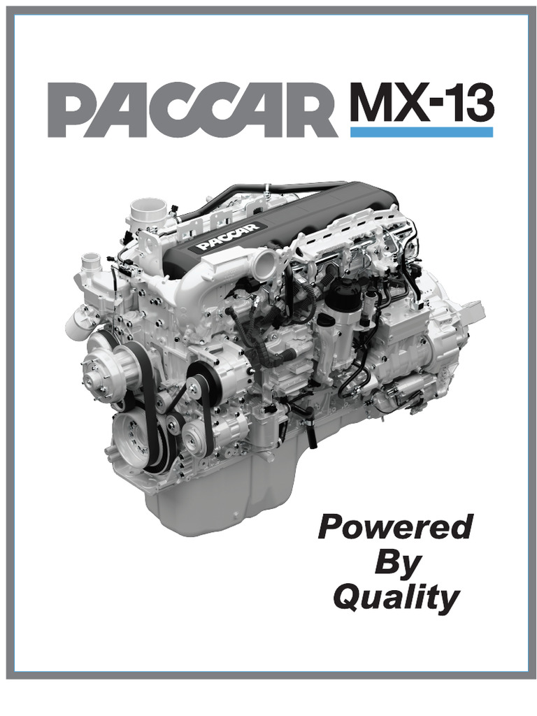 Motor PACCAR MX-13: Potência e Eficiência | PDF | Motores