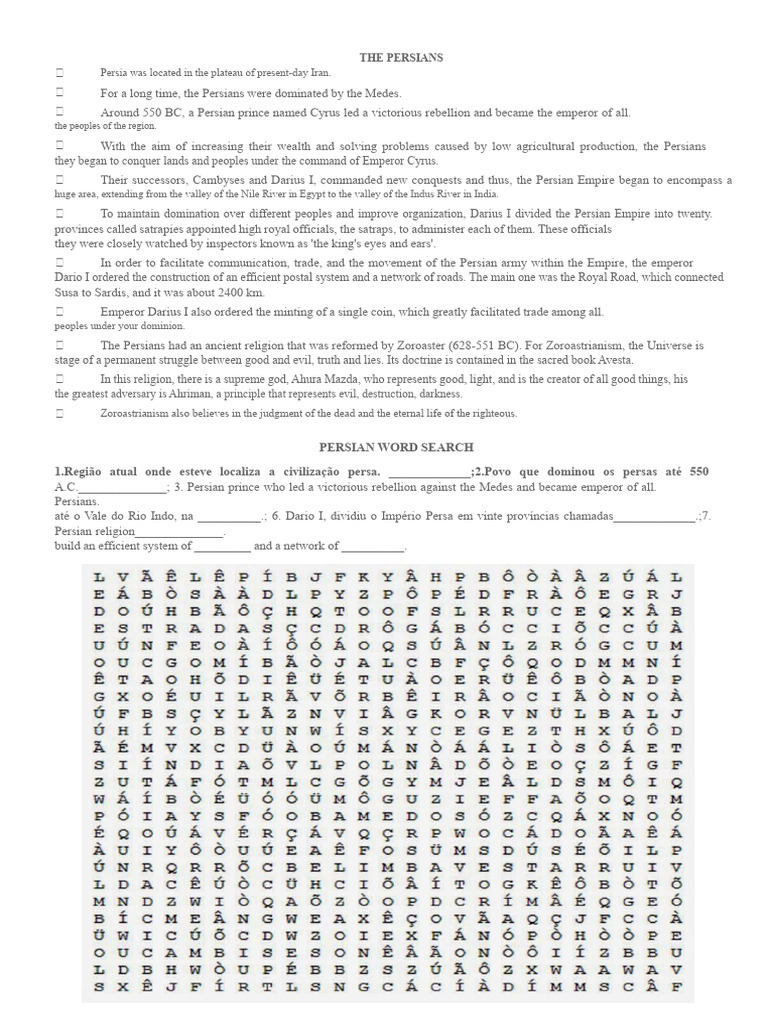 The Persians | PDF | Achaemenid Empire | Cyrus The Great