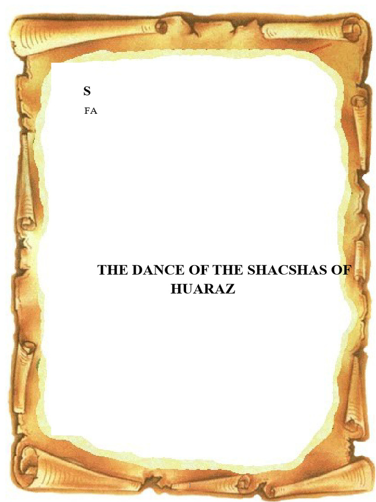 THE DANCE OF The Shacshas | PDF | Dances | Clothing