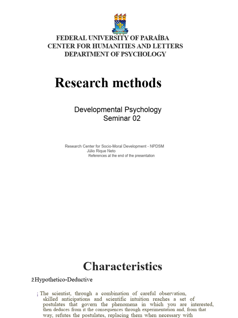 Research Methods - Developmental Psychology | PDF | Body Mass Index ...