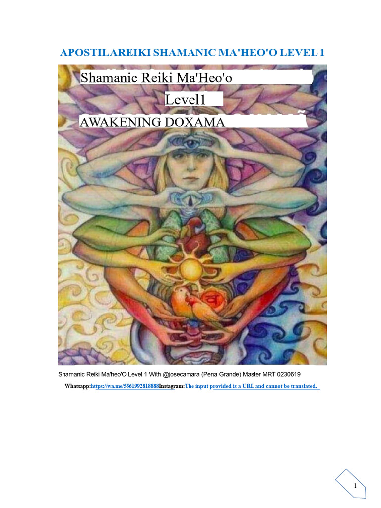 MAHEO 1 NOTEBOOK | PDF | Reiki | Chakra