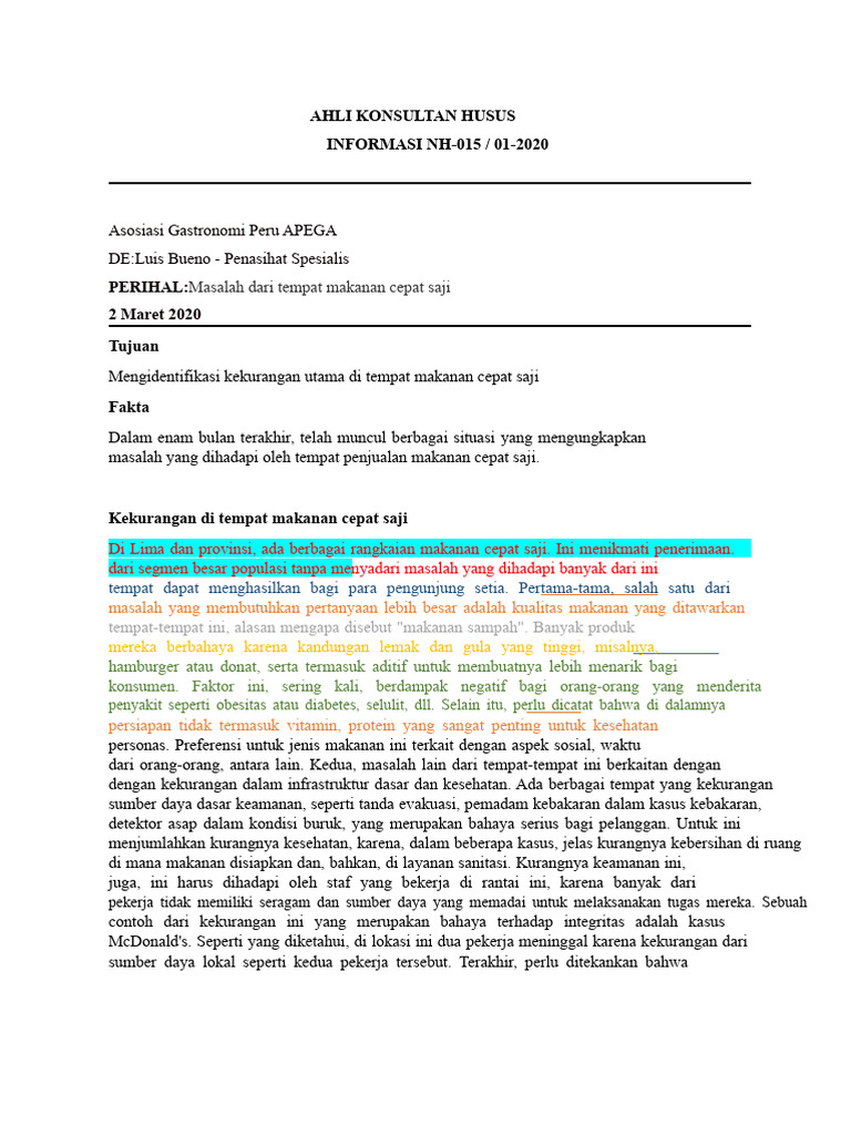 Laporan Fakta Langkah Demi Langkah | PDF