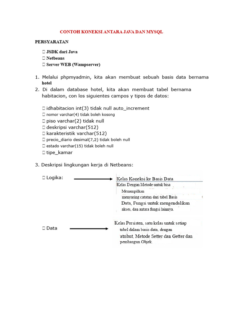 Latihan Java Dan MySQL | PDF