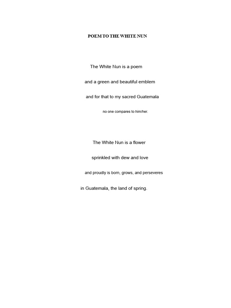 Poems About The National Symbols of Guatemala With Images | PDF
