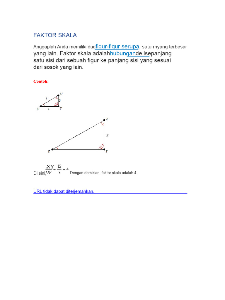 Faktor Skala | PDF