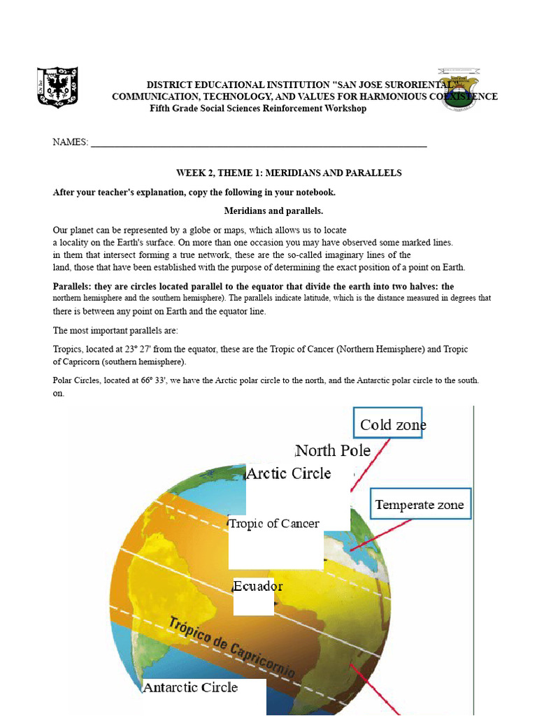 Social Sciences Remedial Workshop Fifth Grade | PDF | Equator ...
