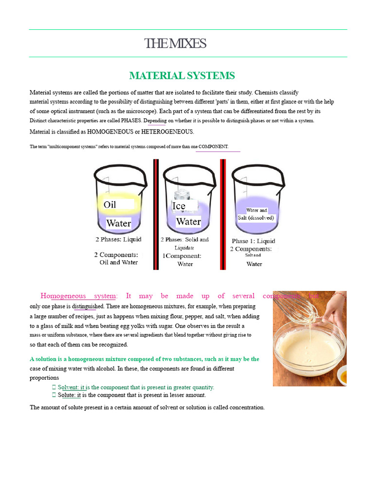 Class 5 - Mixtures | PDF | Mixture | Applied And Interdisciplinary Physics