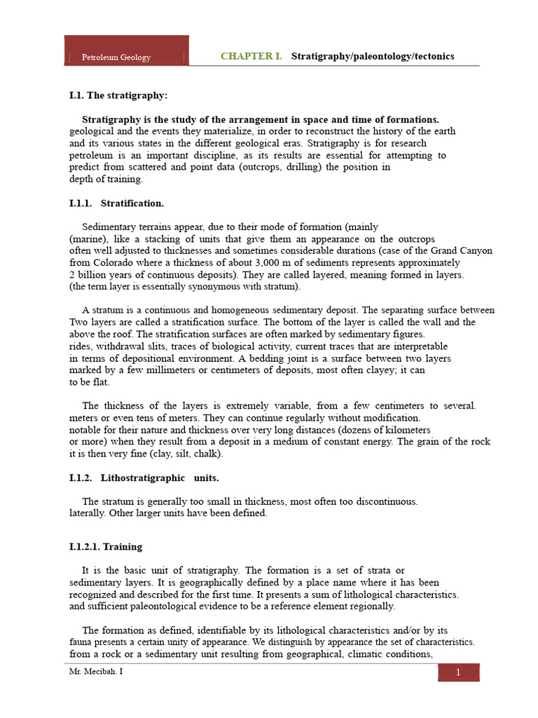 CH. 4. Stratigraphy | PDF | Stratigraphy | Fault (Geology)