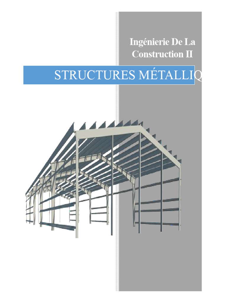 Rapport Final Sur Les Structures Métalliques | PDF | Acier | Métaux