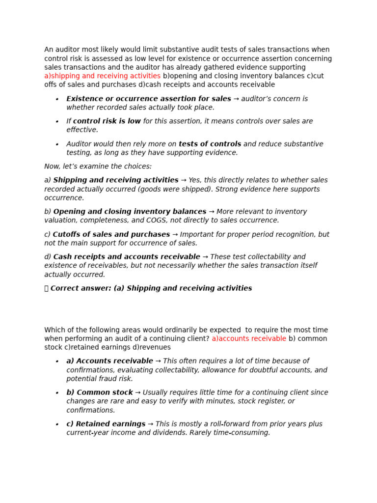 AR | PDF | Audit | Receipt