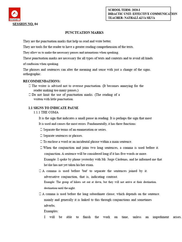 Separate 4 - Use of Punctuation Marks | PDF | Punctuation | Ellipsis