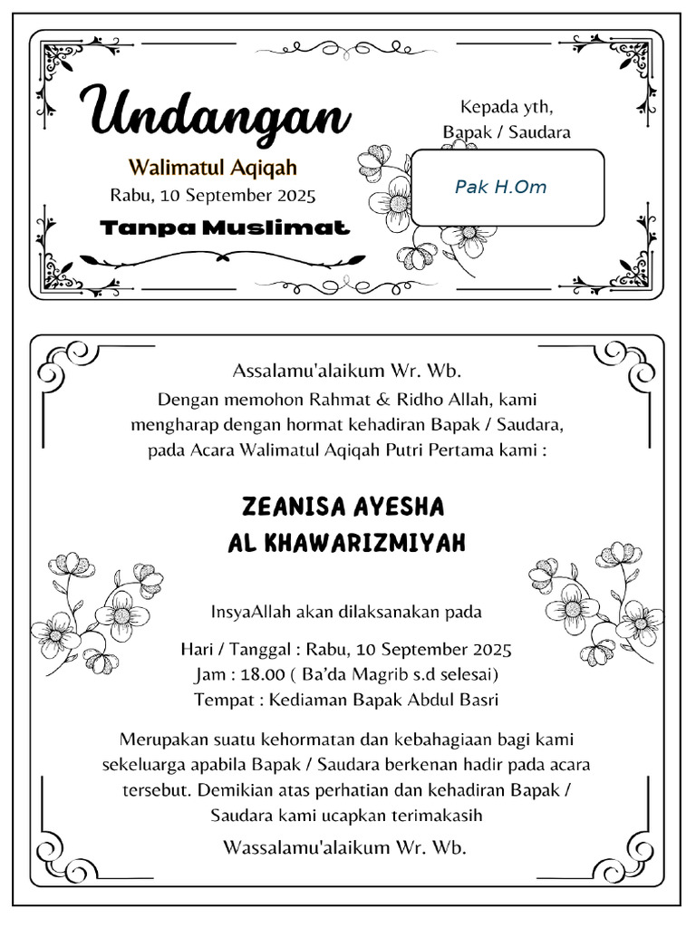Undangan | PDF
