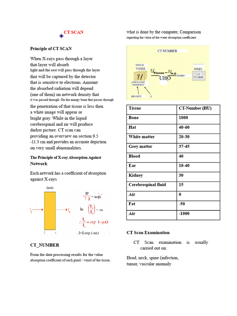CT Scan & Ultrasound | PDF | Ct Scan | X Ray