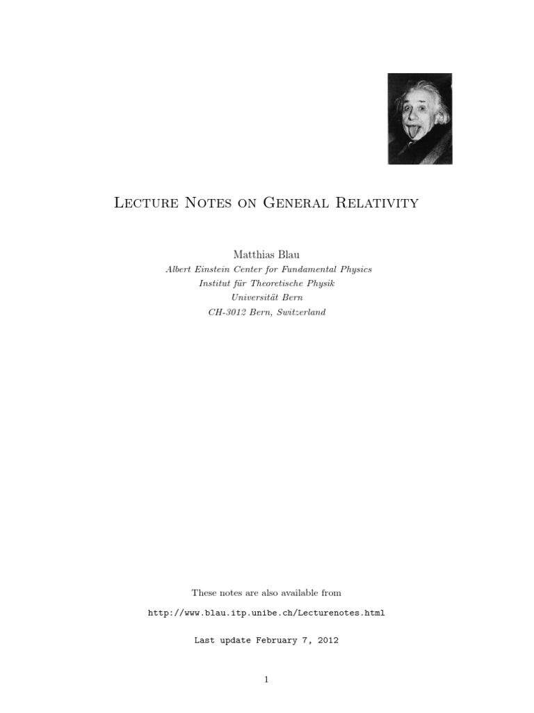 General Relativity | PDF | General Relativity | Gravity