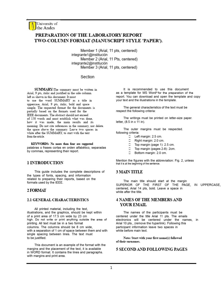 IEEE Paper Type Reports | PDF | Arial | Typefaces