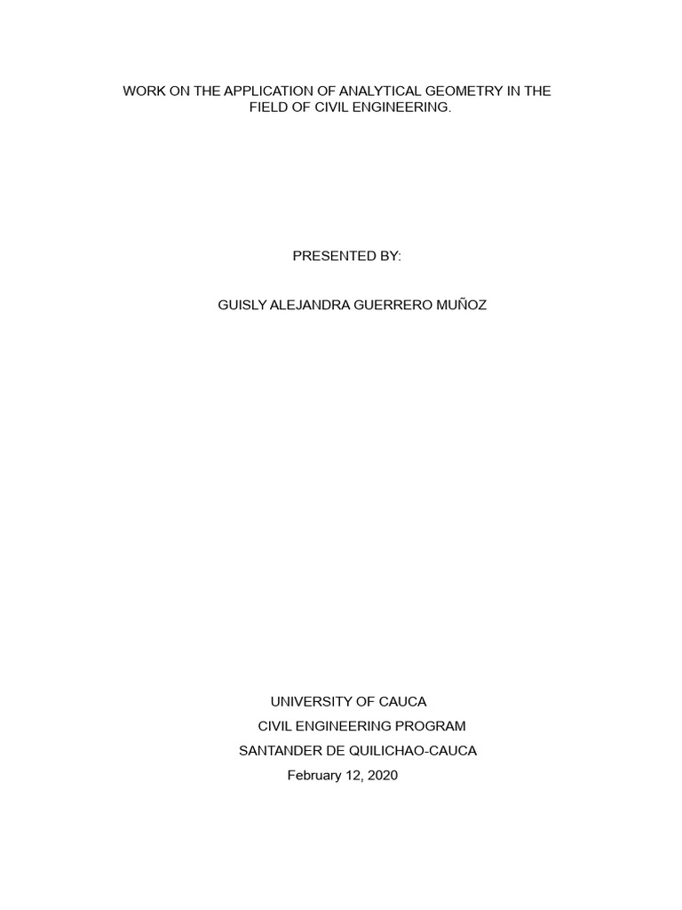 Analytical Geometry in Civil Engineering | PDF | Truss | Geometry
