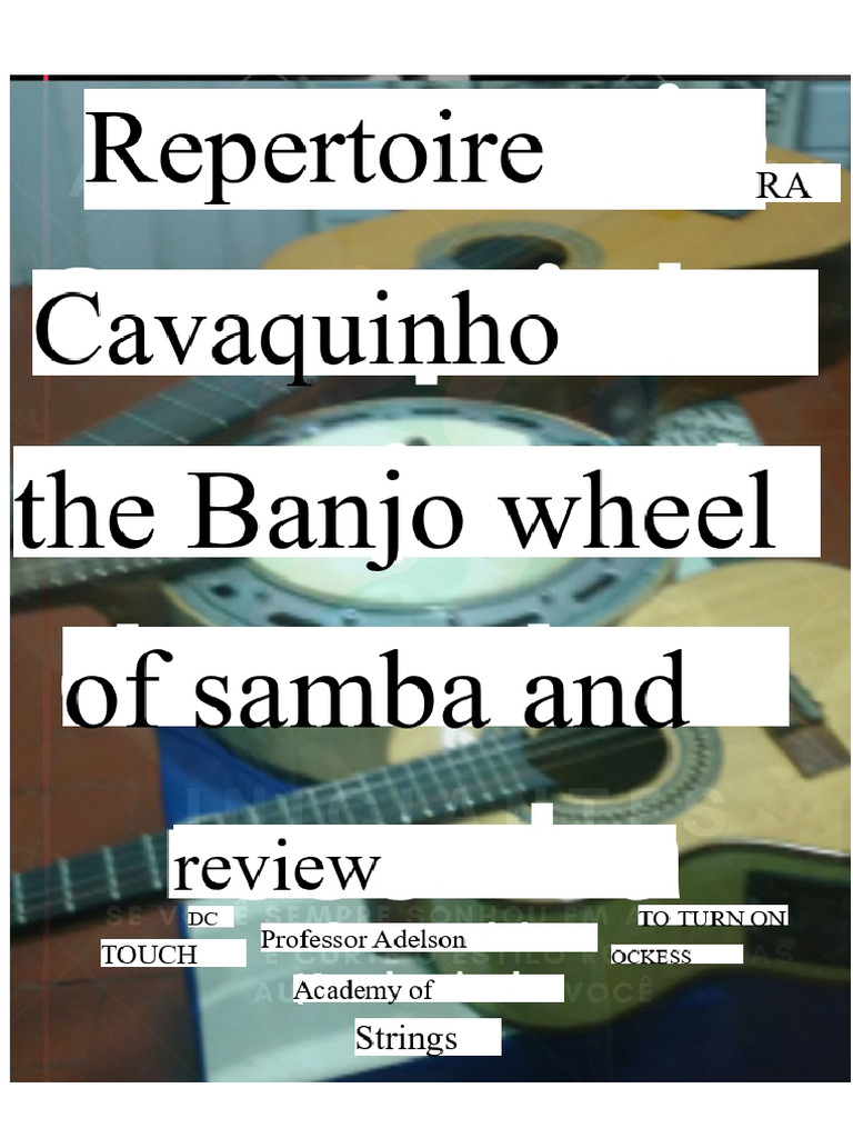 Samba Circle Repertoire | PDF | Musicology