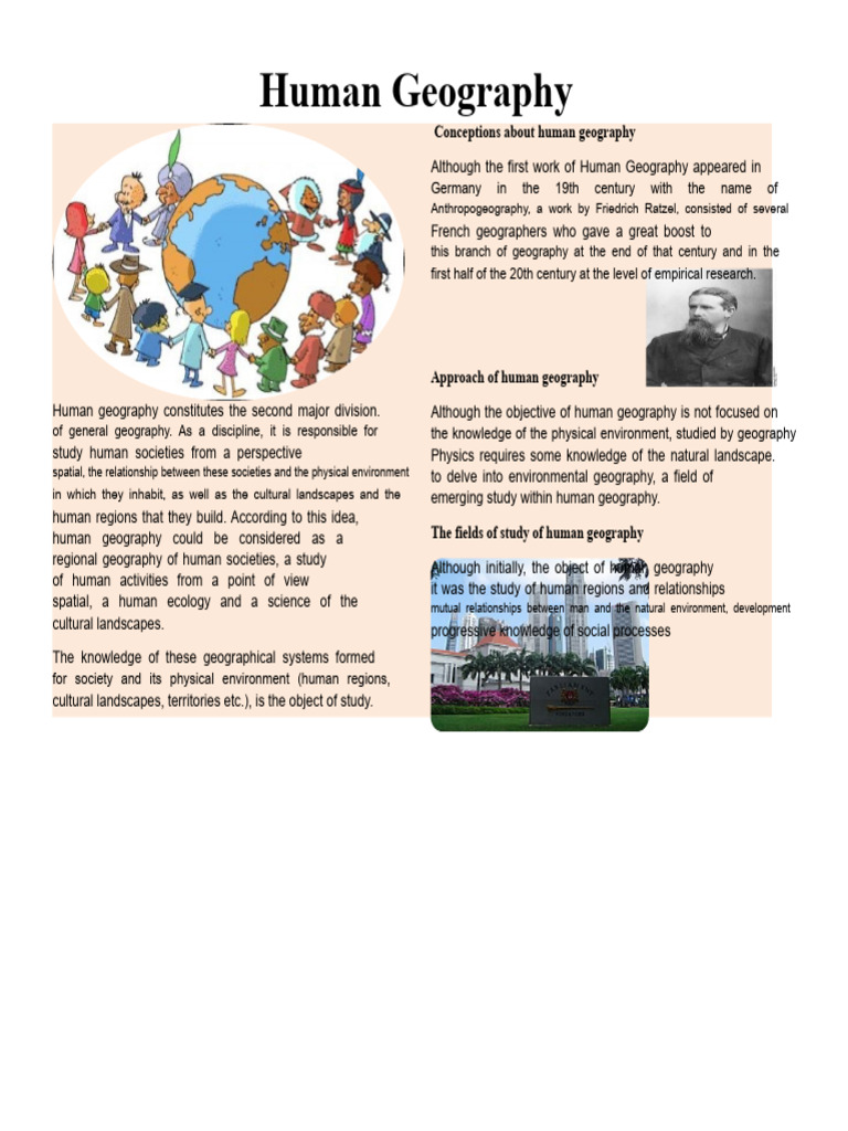 Human Geography | PDF | Geography | Natural Environment