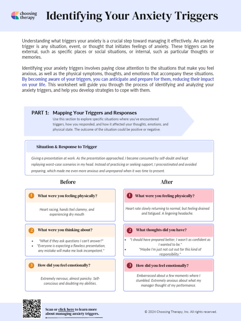 Anxiety Worksheets Collection | PDF | Anxiety | Mental Health