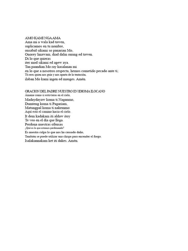 Amang Tataw | PDF