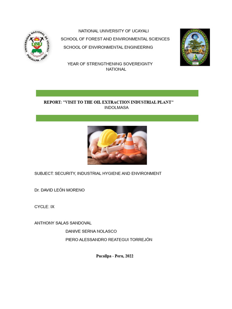 Field Visit Report | PDF | Palm Oil | Clothes Dryer