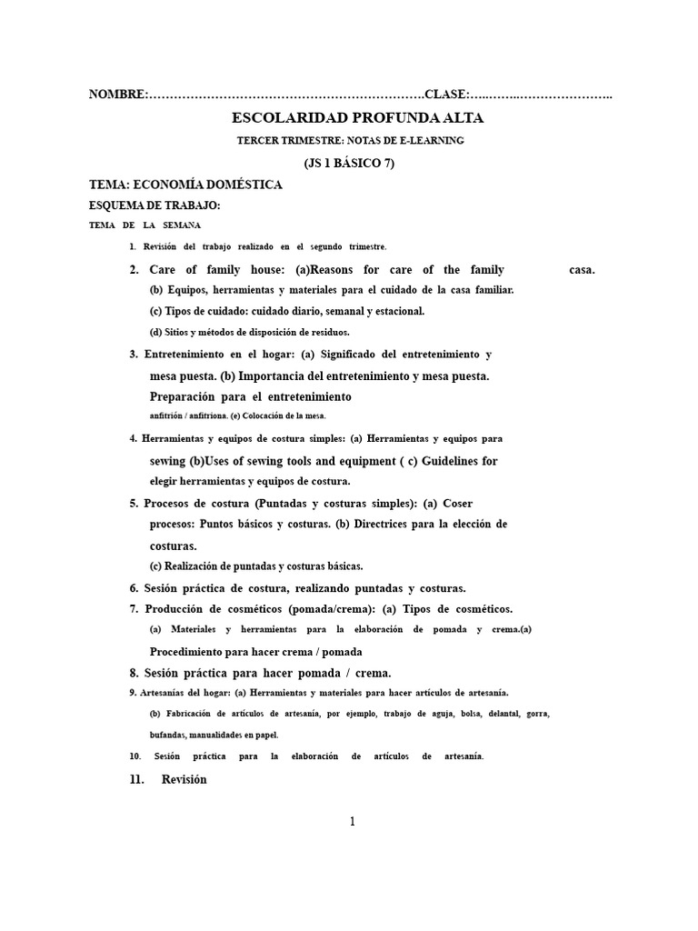 Notas Electrónicas de H-Econs Del Tercer Término de Js 1 | PDF ...