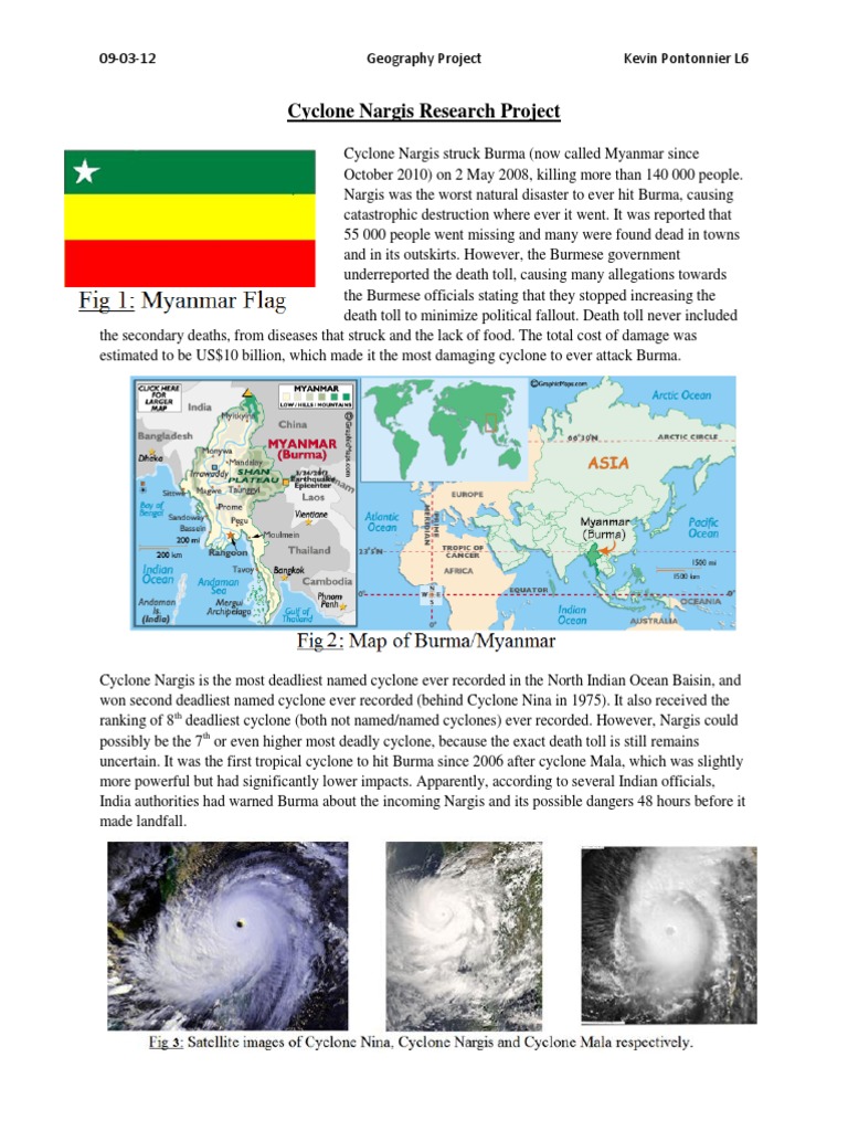 Cyclone Nargis: Impact and Fatalities | PDF | Eye (Cyclone) | Tropical ...