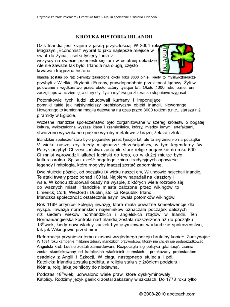 Rozumienie Tekstu (Zaawansowane) | PDF
