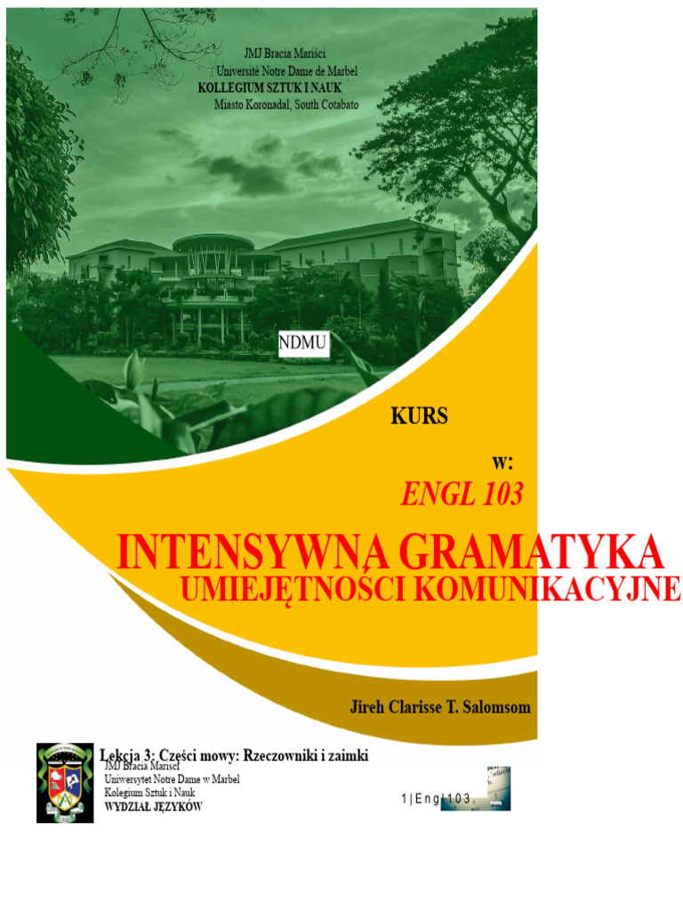 Angielski 103 Lekcja 3 | PDF