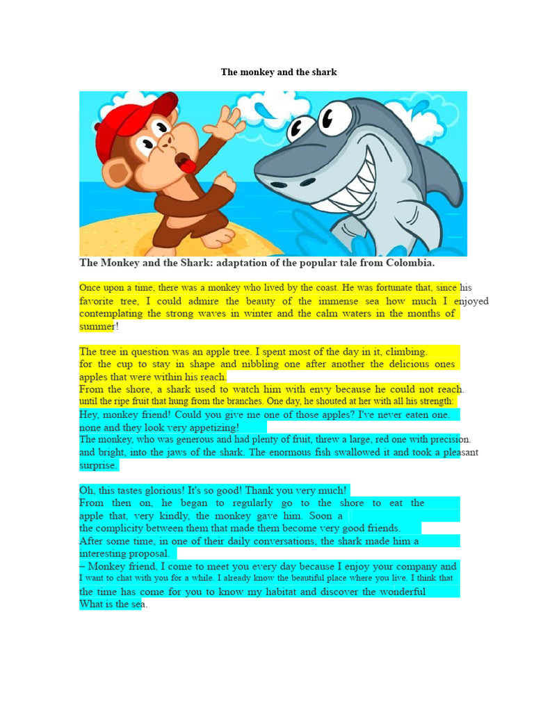 The Monkey and the Shark's Tale | PDF