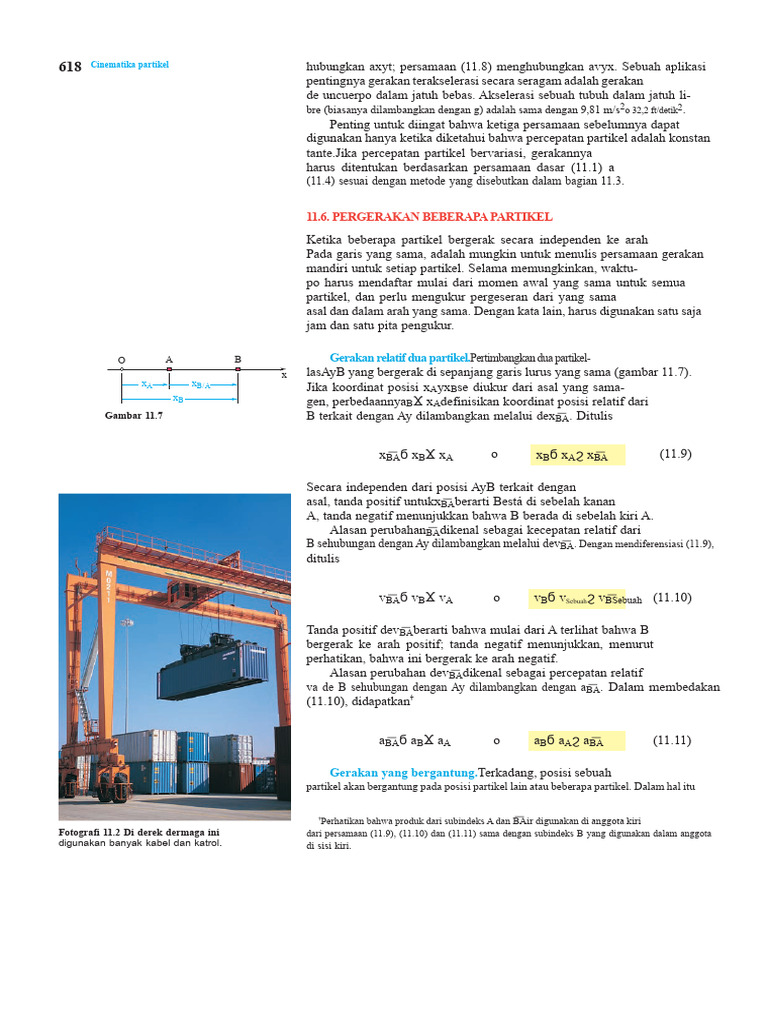 Gerakan Beberapa Partikel | PDF