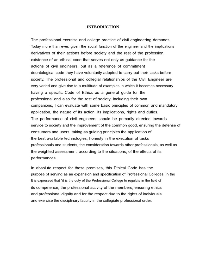 Analysis of The Code of Ethics of The CIP | PDF