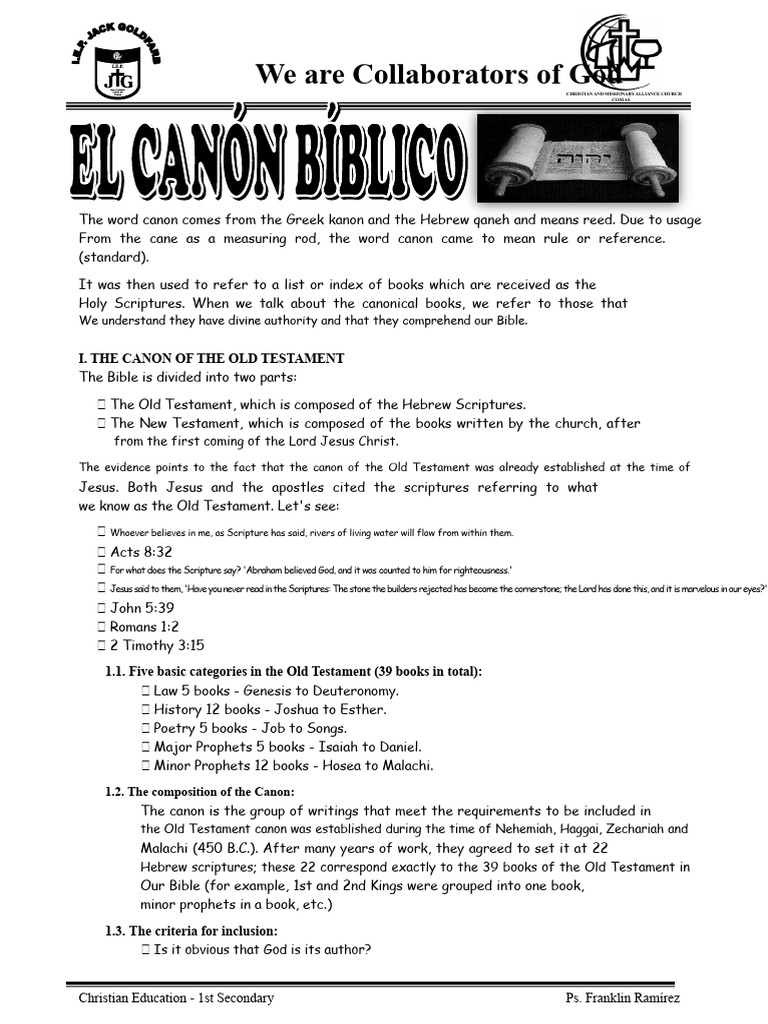 Biblical Canon | PDF | New Testament | Bible