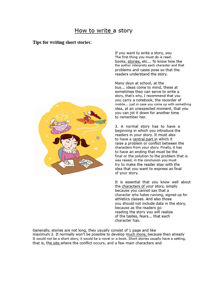 Writing a Short Story Guide | PDF