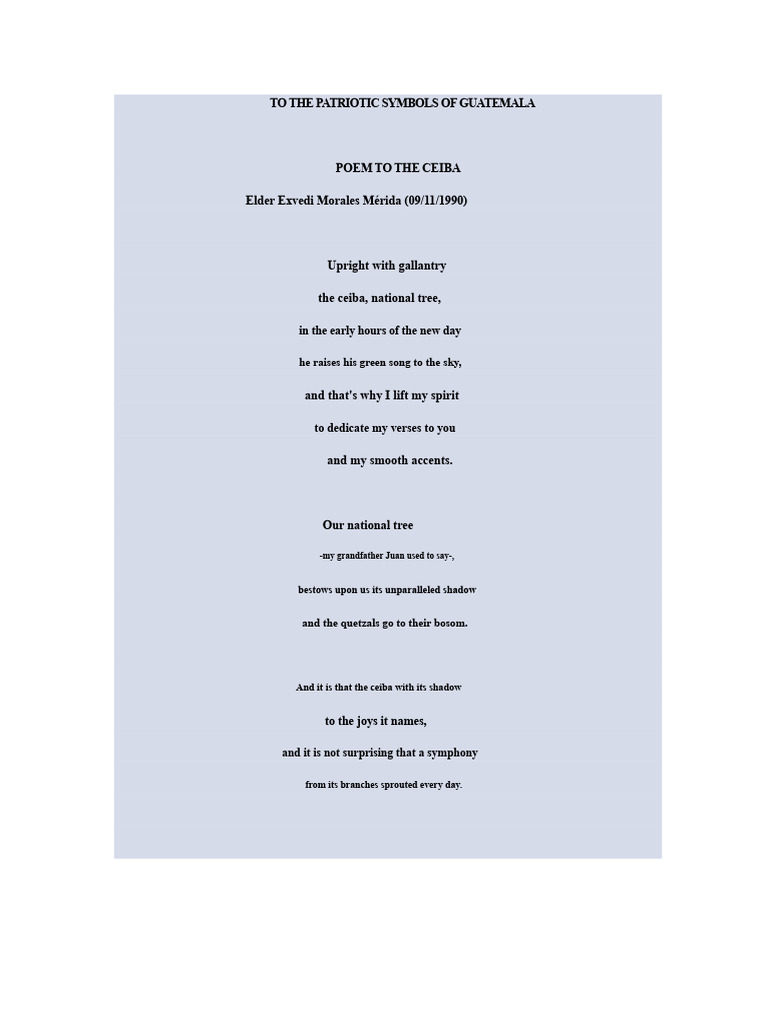 Poems in The Patriotic Month | PDF
