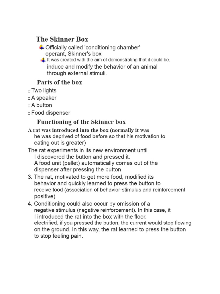 The Skinner Box | PDF